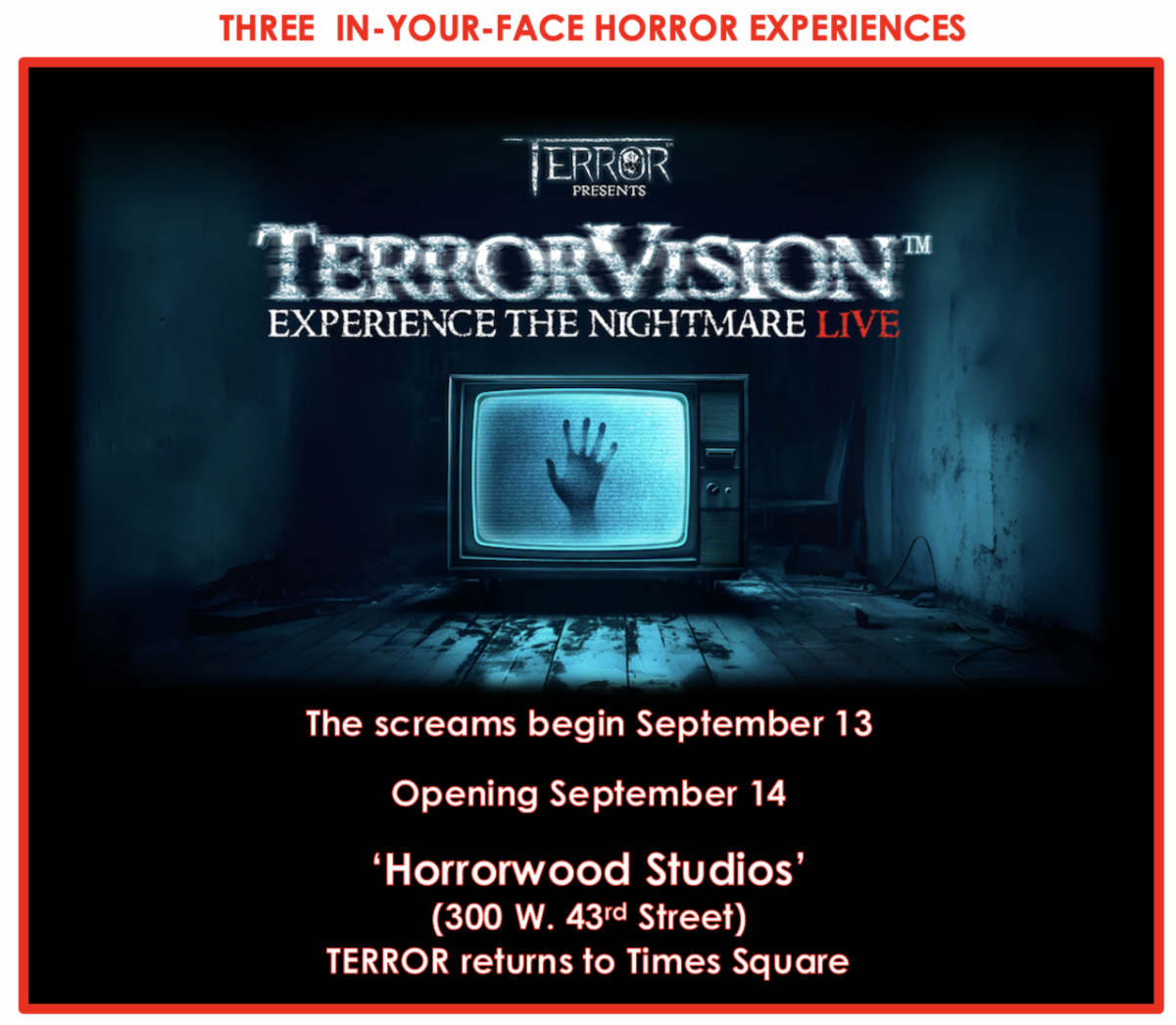 Get Ready for Halloween With TerrorVision In Times Square - Nerd Alert News